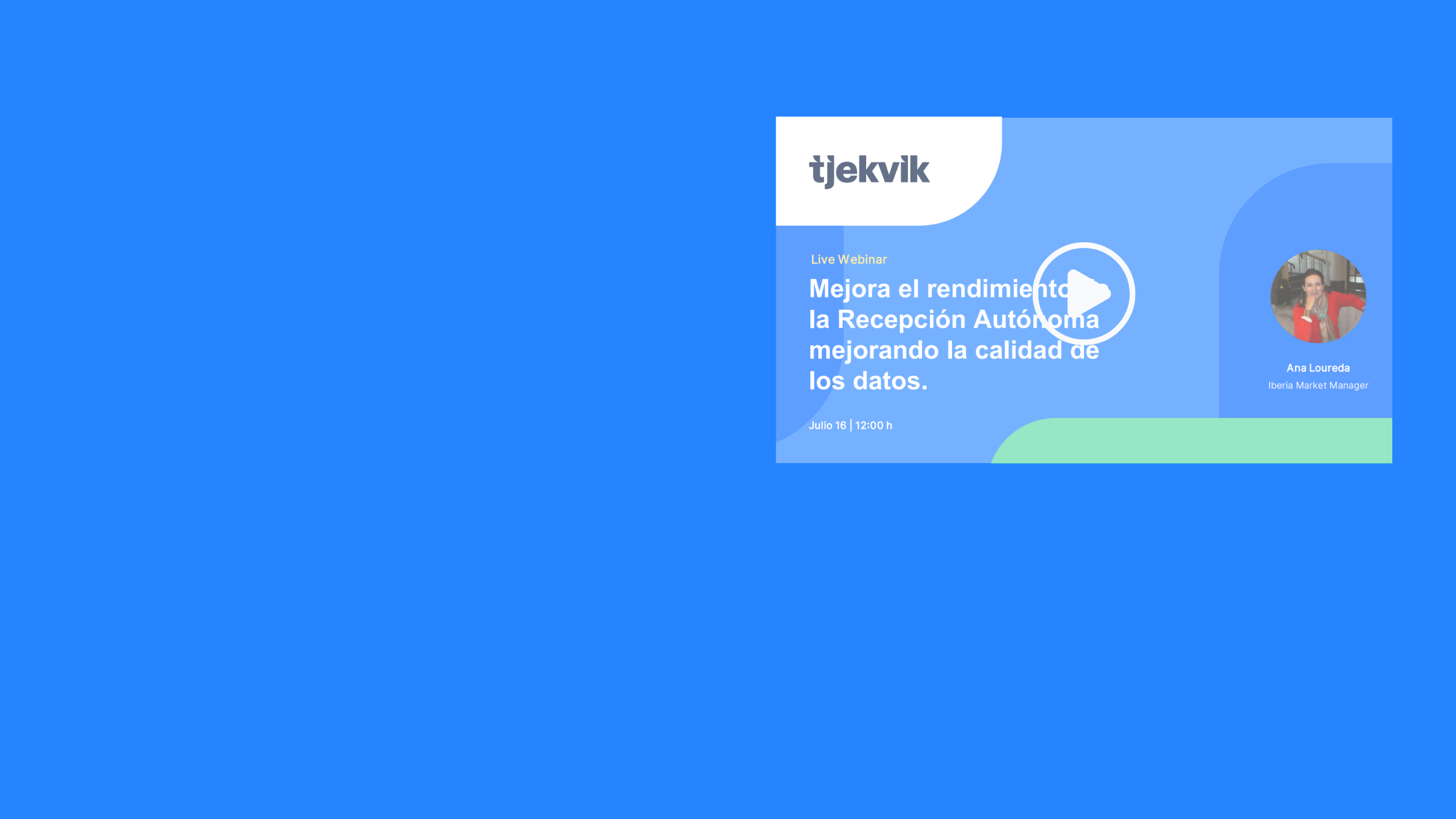 Tjekvik | Webinar Recording – Data Quality – Spain